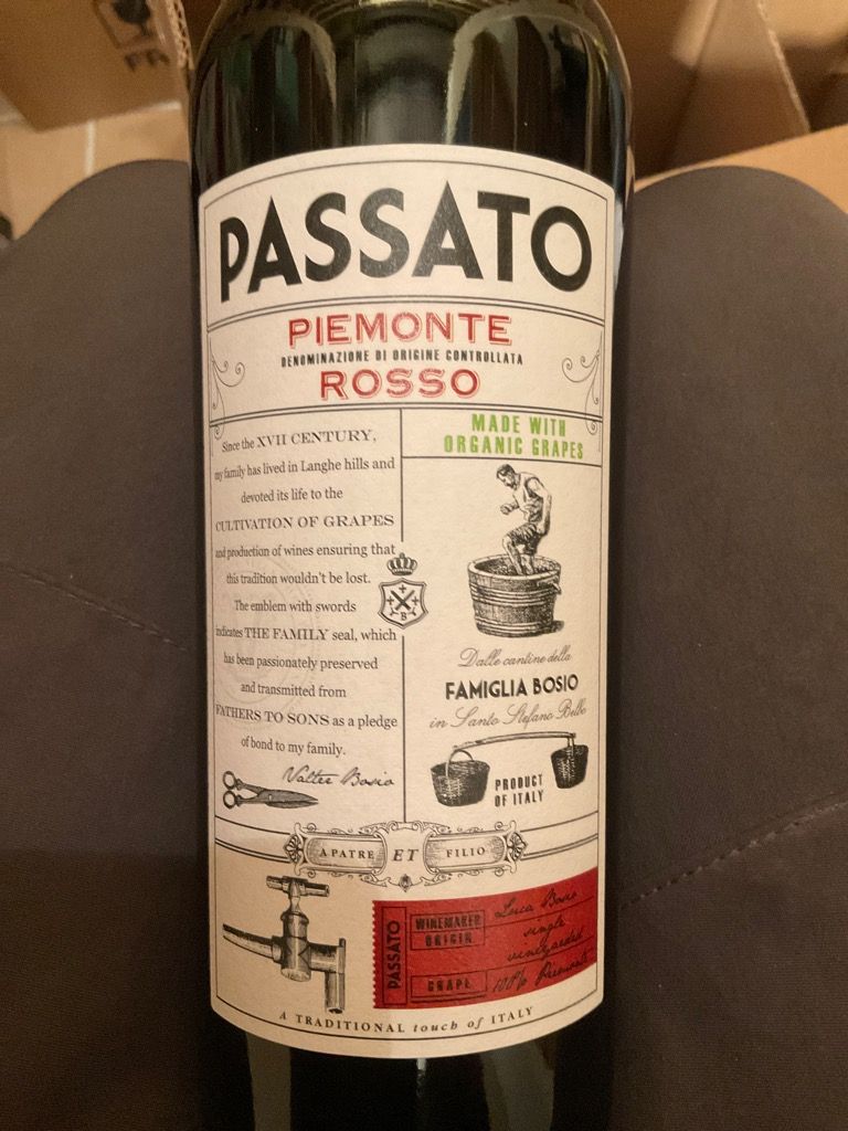 2020 Bosio Winery Langhe Nebbiolo Passato, Italy, Piedmont, Langhe ...