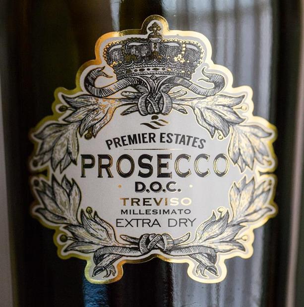 NV Premier Estates Prosecco di Treviso Millesimato Extra Dry, Italy ...