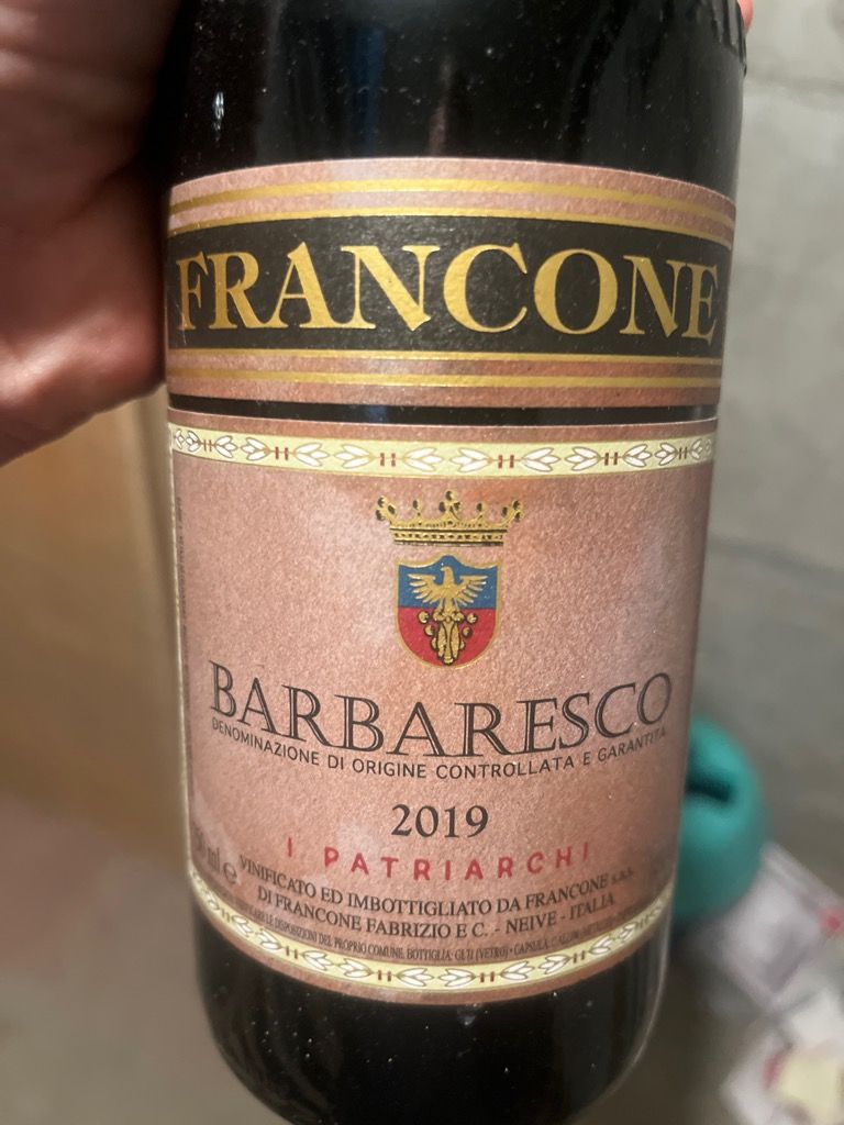 2020 Francone Barbaresco I Patriarchi, Italy, Piedmont, Langhe ...