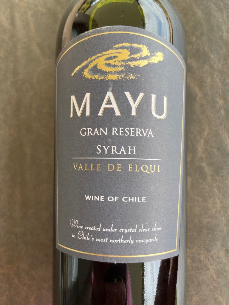 2015 Mayu Syrah Gran Reserva Titon, Chile, Elqui Valley - CellarTracker