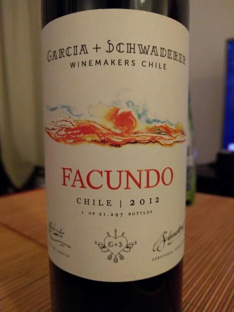 2012 Garcia Schwaderer Facundo, Chile - CellarTracker
