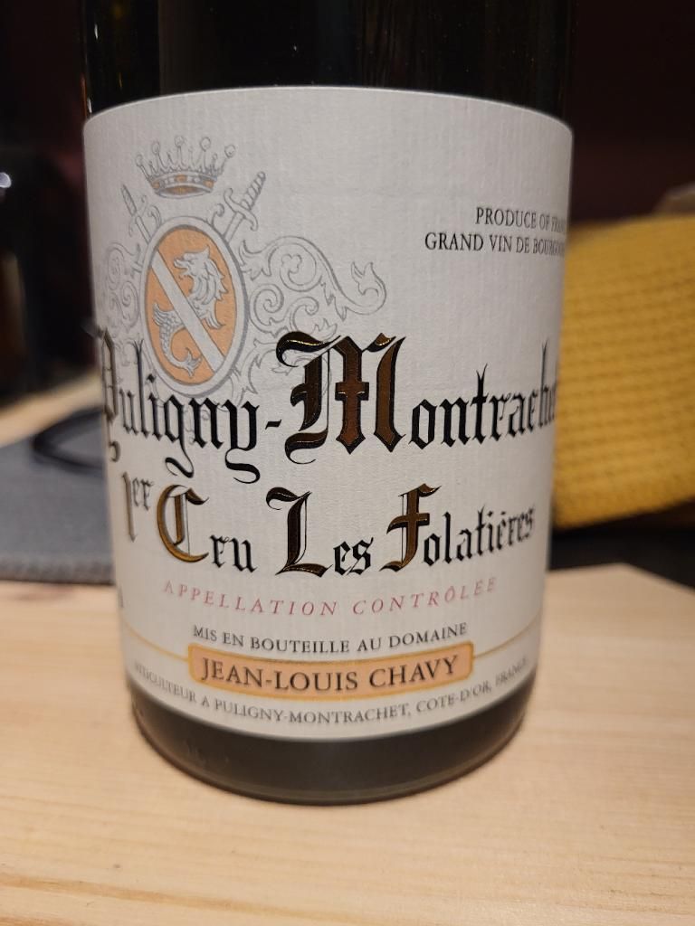 2021 Jean-Louis Chavy Puligny-Montrachet 1er Cru Les Folatières, France ...