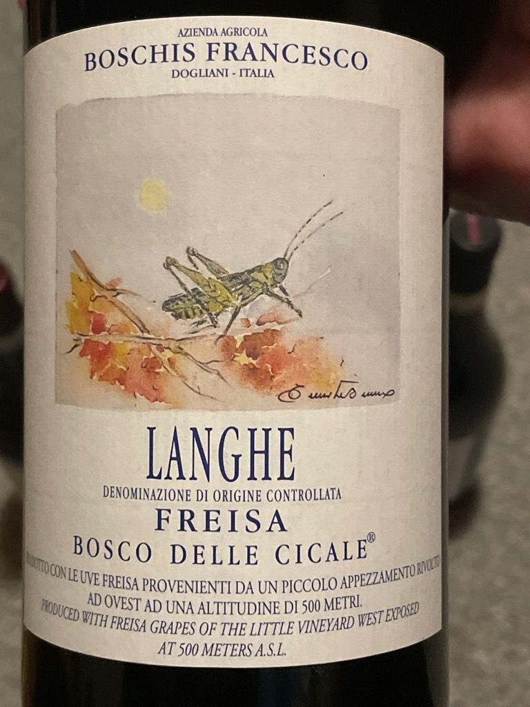 2023 Francesco Boschis Langhe Freisa Bosco delle Cicale, Italy ...