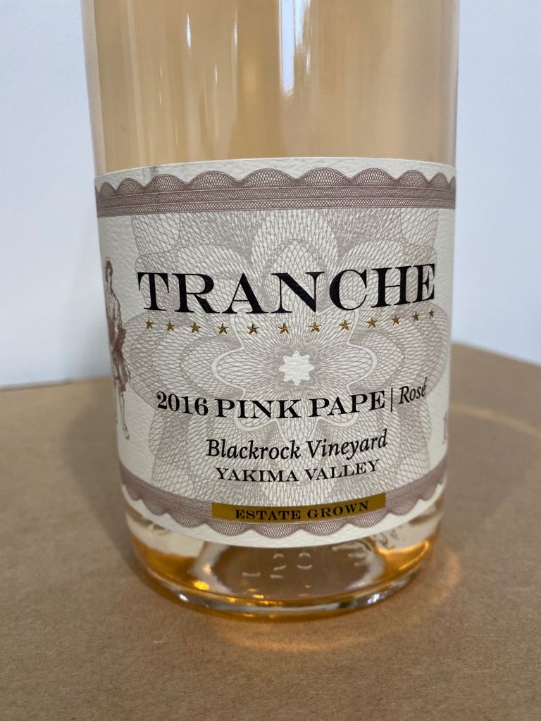 2016 Tranche Cellars Pink Pape Blackrock Vineyard, USA, Washington ...