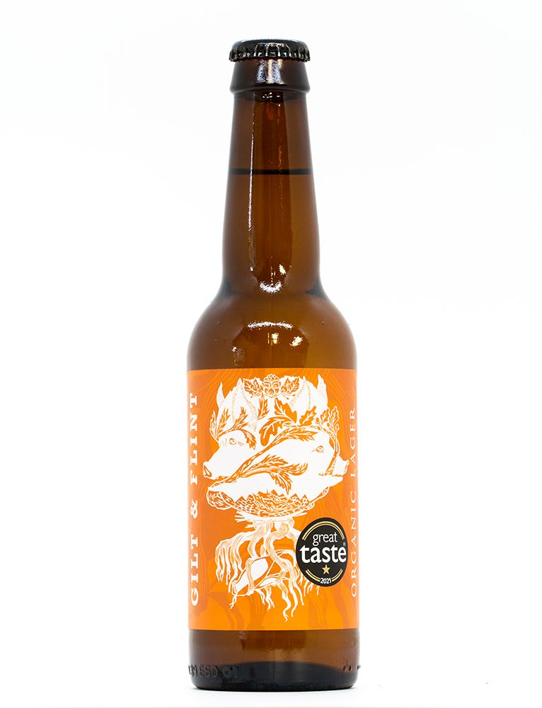NV Gilt & Flint Organic Lager, United Kingdom, England, South West ...