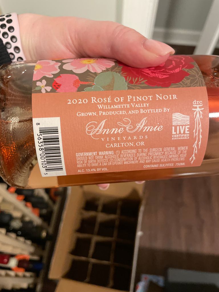 2022 Anne Amie Pinot Noir Cuvée A Midnight Saignee, USA, Oregon ...