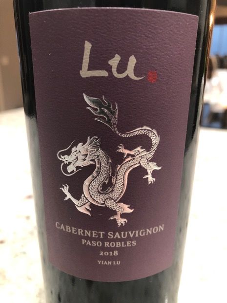 2018 Yian Lu Cabernet Sauvignon, USA, California, Central Coast, Paso ...