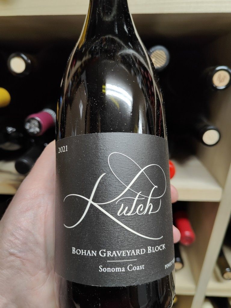 2021 Kutch Pinot Noir Graveyard Block Bohan Vineyard, USA, California ...