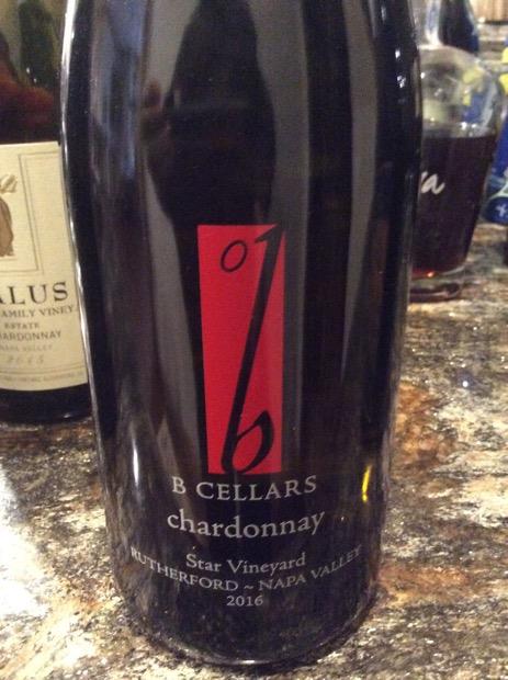 2016 B Cellars Chardonnay, USA, California, Napa Valley, Rutherford ...