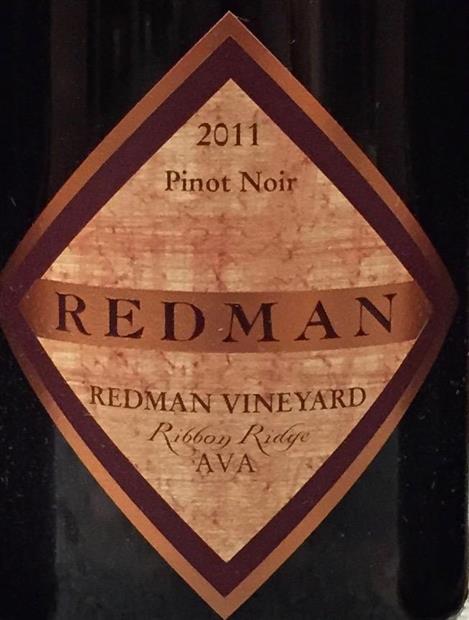 2011 Redman Wines Pinot Noir Redman Vineyard, USA, Oregon, Willamette ...