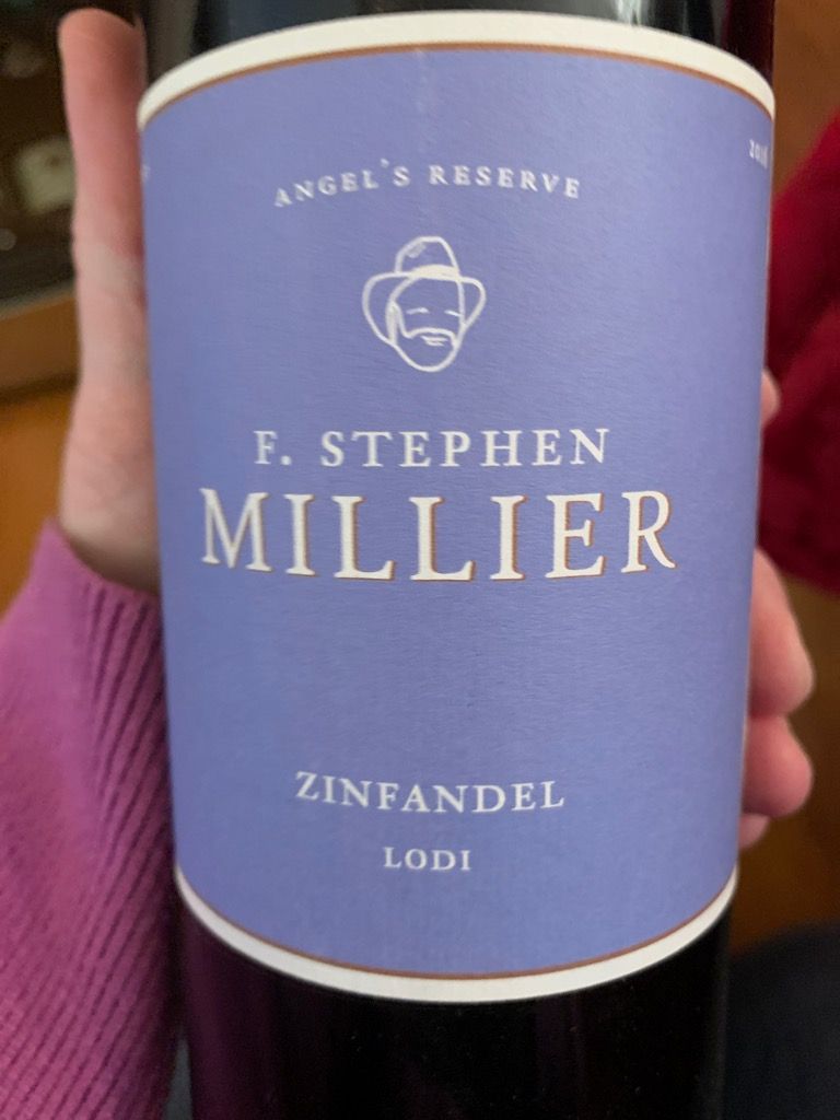 2016 F. Stephen Millier Zinfandel Angel's Reserve Lodi, USA, California ...