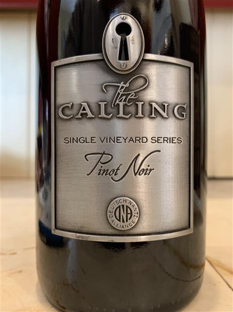 2015 The Calling Pinot Noir Sunny View Vineyard, USA, California ...