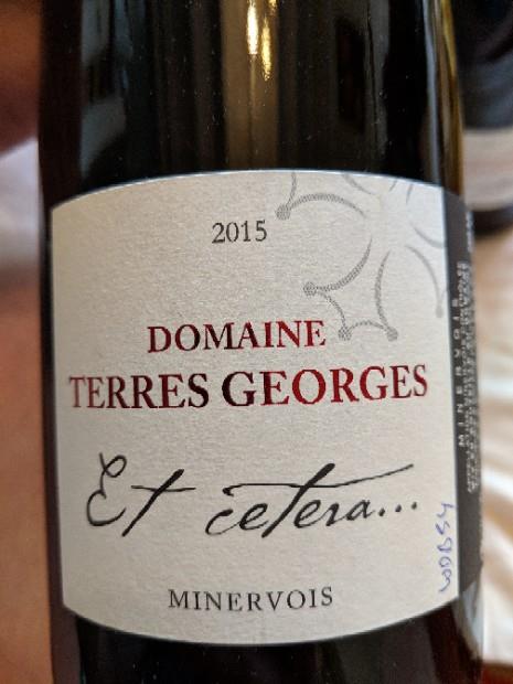 2020 Coustal Roland and Anne Marie Minervois Domaine Terres Georges "Et ...