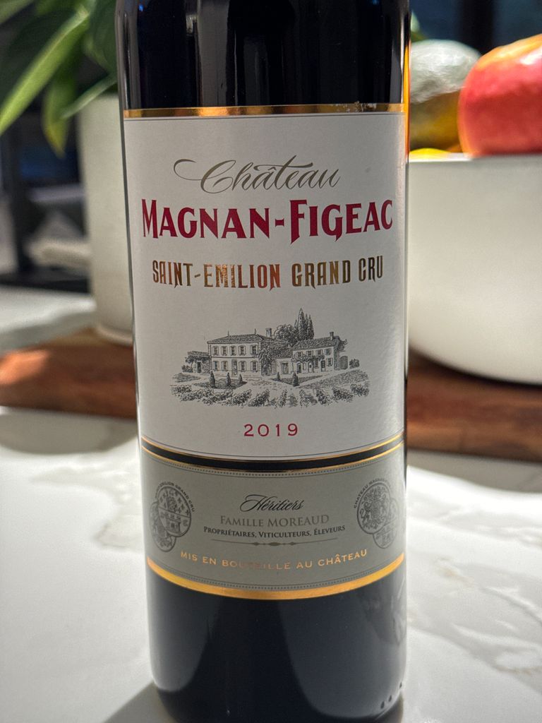 2019 Château Magnan-Figeac, France, Bordeaux, Libournais, St. Émilion ...