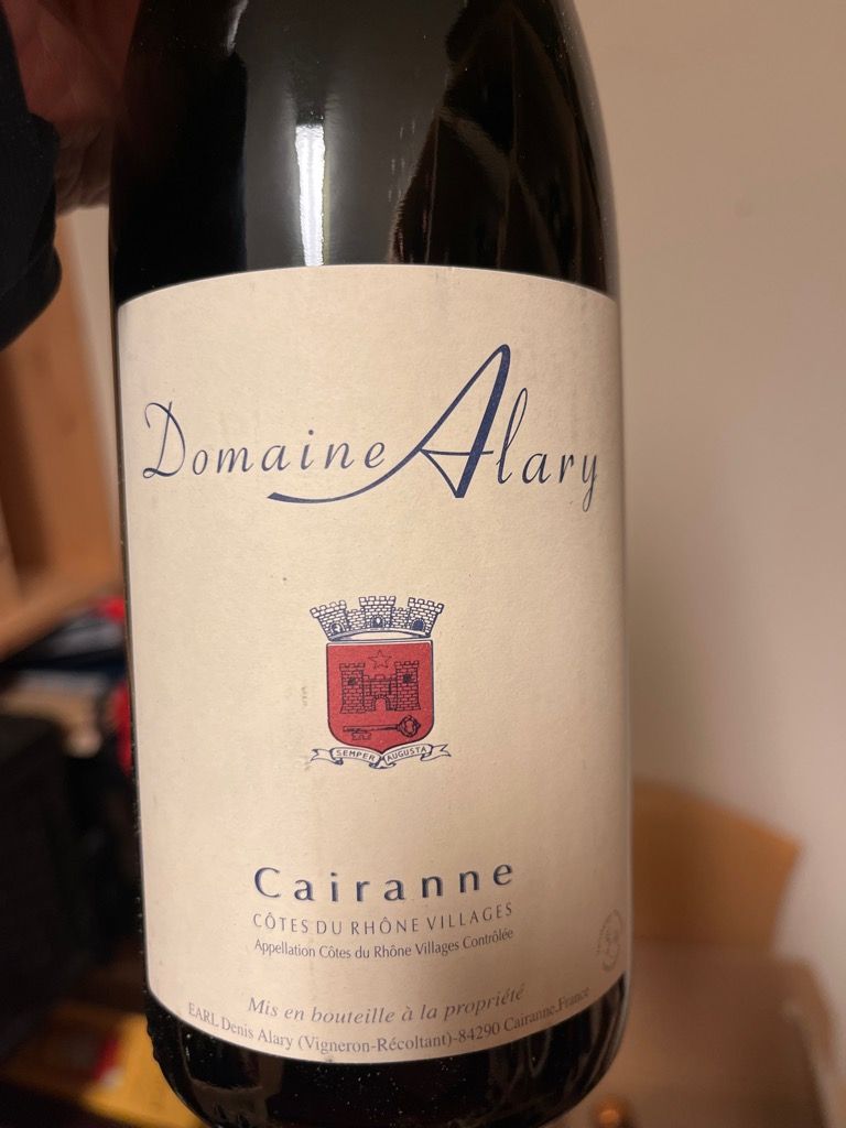 2011 Domaine Alary Cairanne, France, Rhône, Southern Rhône, Cairanne ...