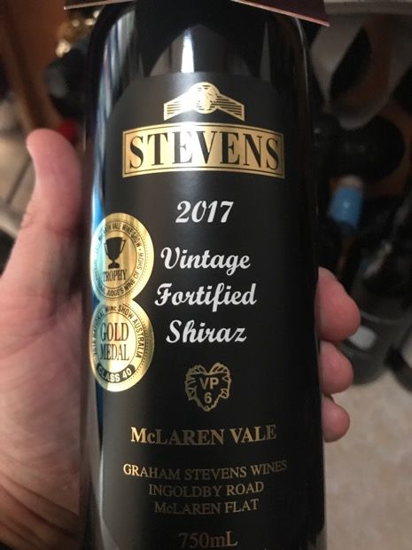2017 Graham Stevens Shiraz Vintage Fortified Shiraz, Australia, South ...