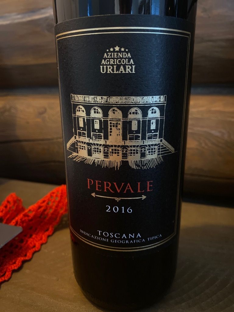 2016 Azienda Agricola Urlari Pervale Toscana IGT, Italy, Tuscany, Toscana IGT - CellarTracker
