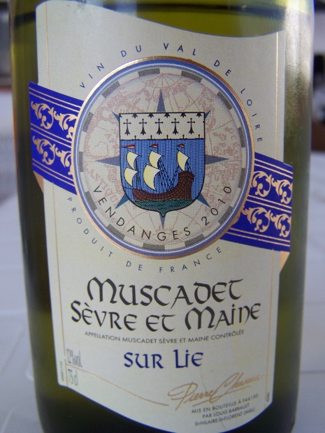 2013 Louis Barrault Muscadet de Sèvre-et-Maine sur lie, France, Loire ...