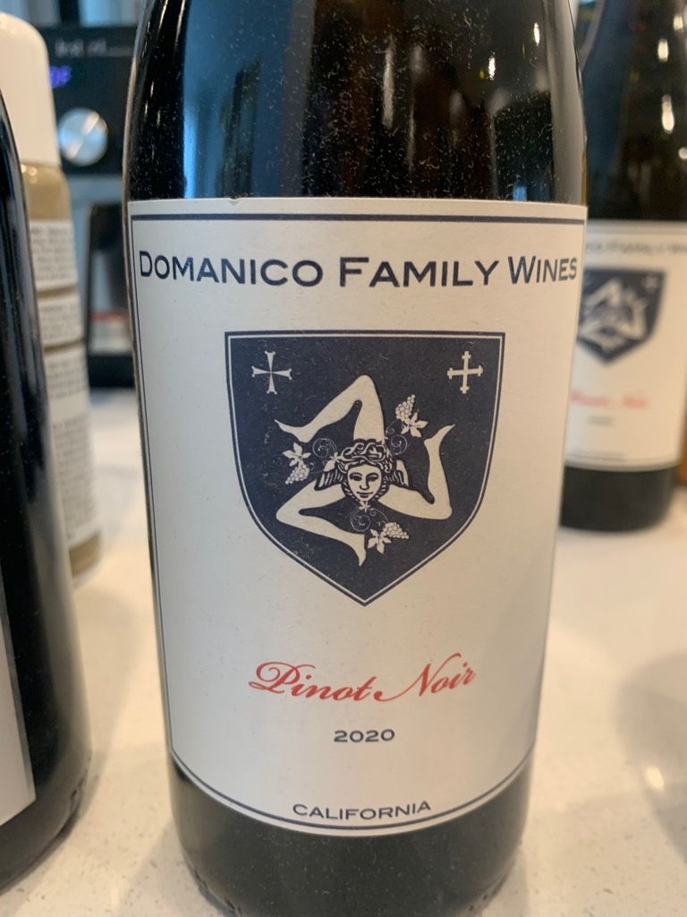 2021 Domanico Family Wines Pinot Noir Salvatore Vineyards, USA ...