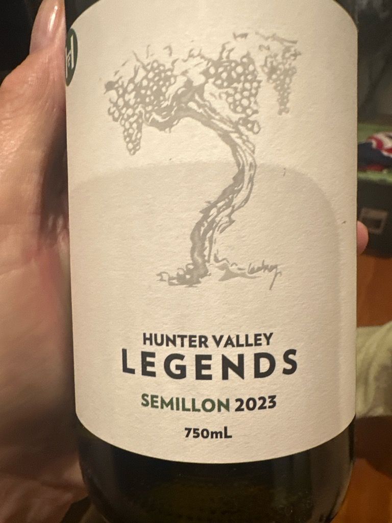 2023 Hunter Valley Legends Sémillon, Australia, New South Wales, Hunter ...