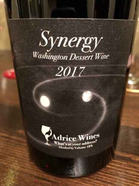 2017 Adrice Wines Cabernet Sauvignon Synergy Quintessence, USA ...