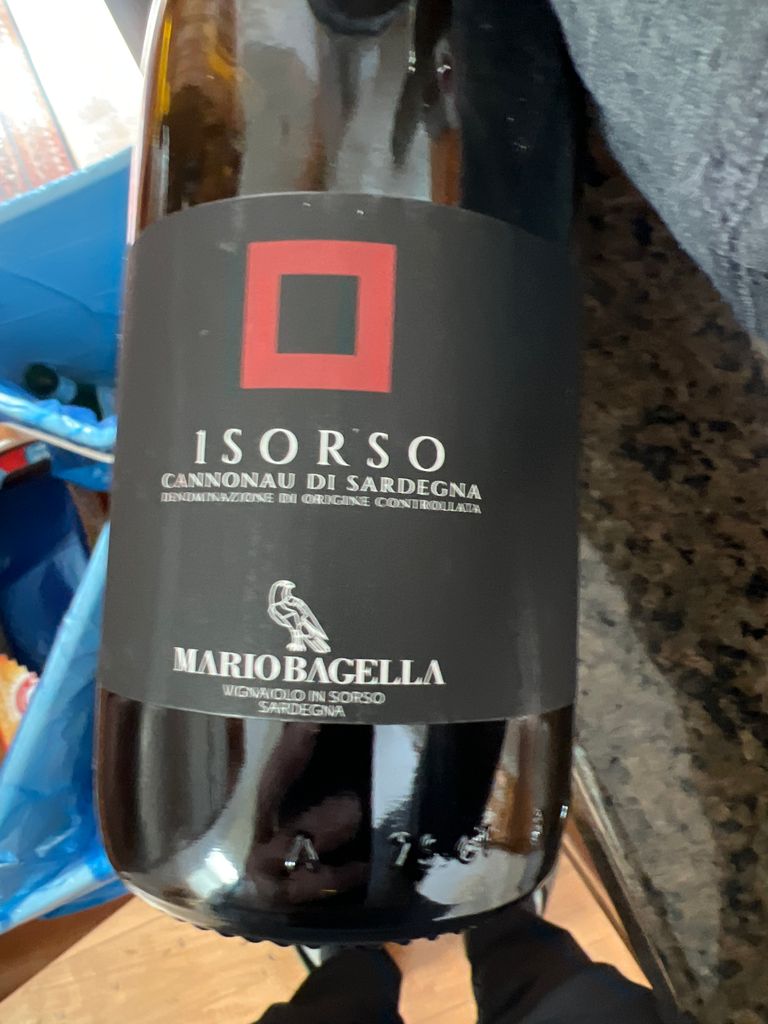 2020 Mario Bagella Cannonau di Sardegna 1 Sorso, Italy, Sardinia ...