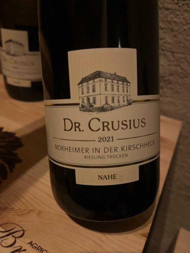 2022 Weingut Dr. Crusius Norheimer Kirschheck Riesling trocken, Germany ...
