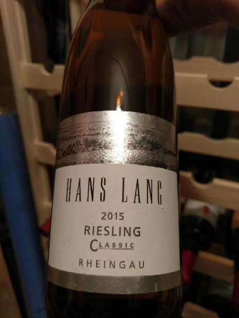 2015 Hans Lang Riesling Classic, Germany, Rheingau - CellarTracker