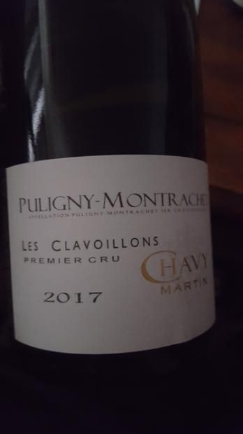 2014 Domaine Chavy-Martin Puligny-Montrachet 1er Cru Les Folatières ...
