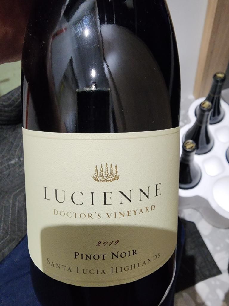 2019 Lucienne Pinot Noir Doctor's Vineyard, USA, California, Central ...