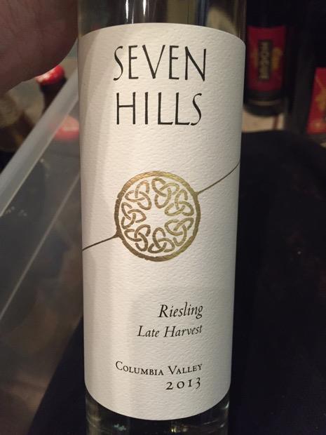 2013 Seven Hills Winery Late Harvest Riesling, USA, Washington ...
