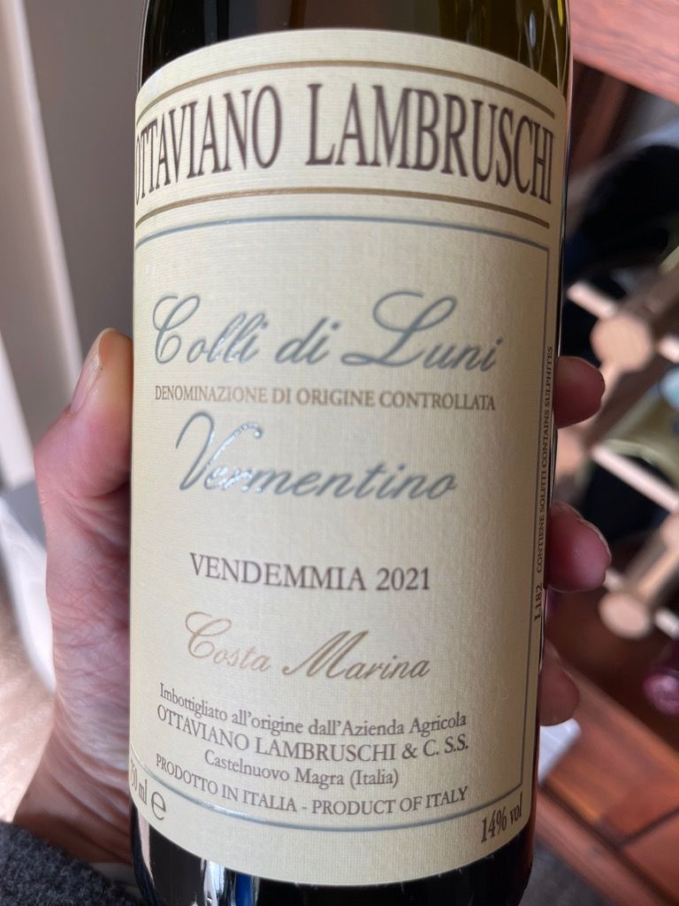 2020 Ottaviano Lambruschi Vermentino Colli di Luni Costa Marina, Italy ...