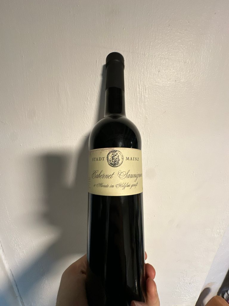 2015 Weingut der Stadt Mainz Cabernet Sauvignon Barrique QbA trocken ...