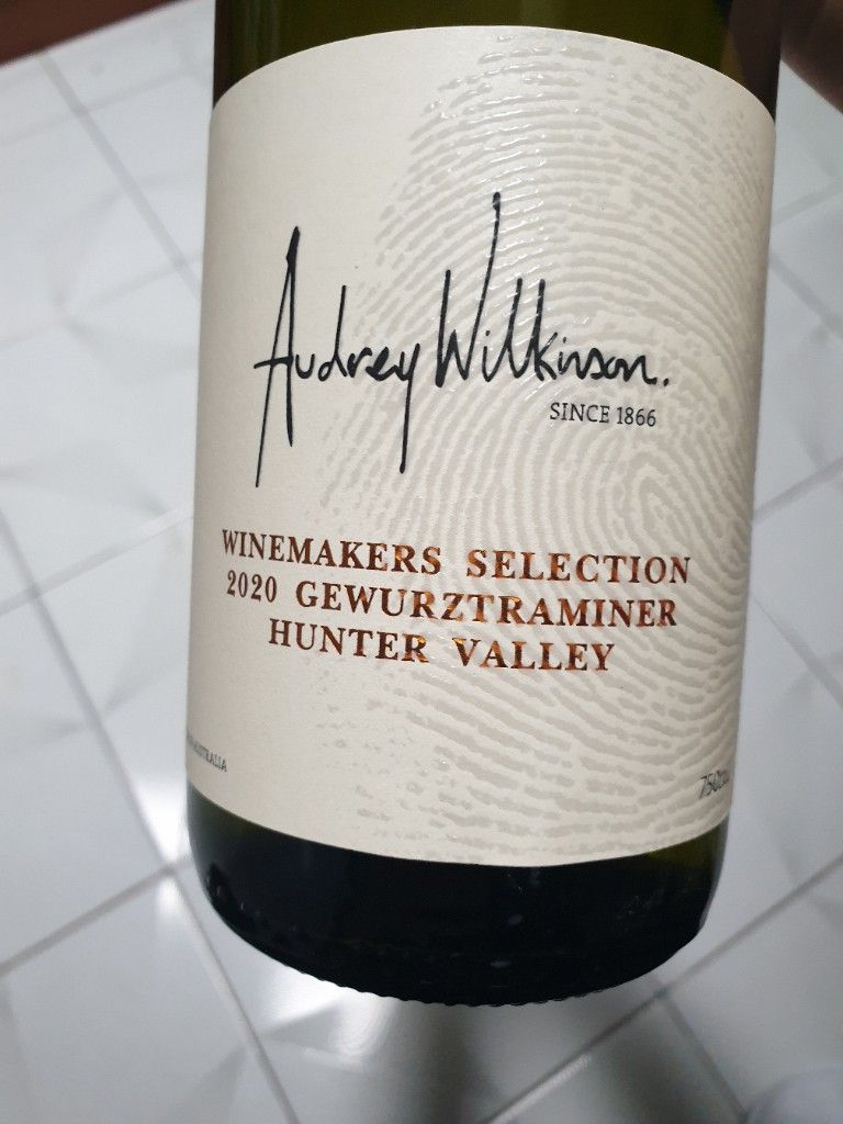 2020 Audrey Wilkinson Vineyard Gewürztraminer Winemakers Selection ...