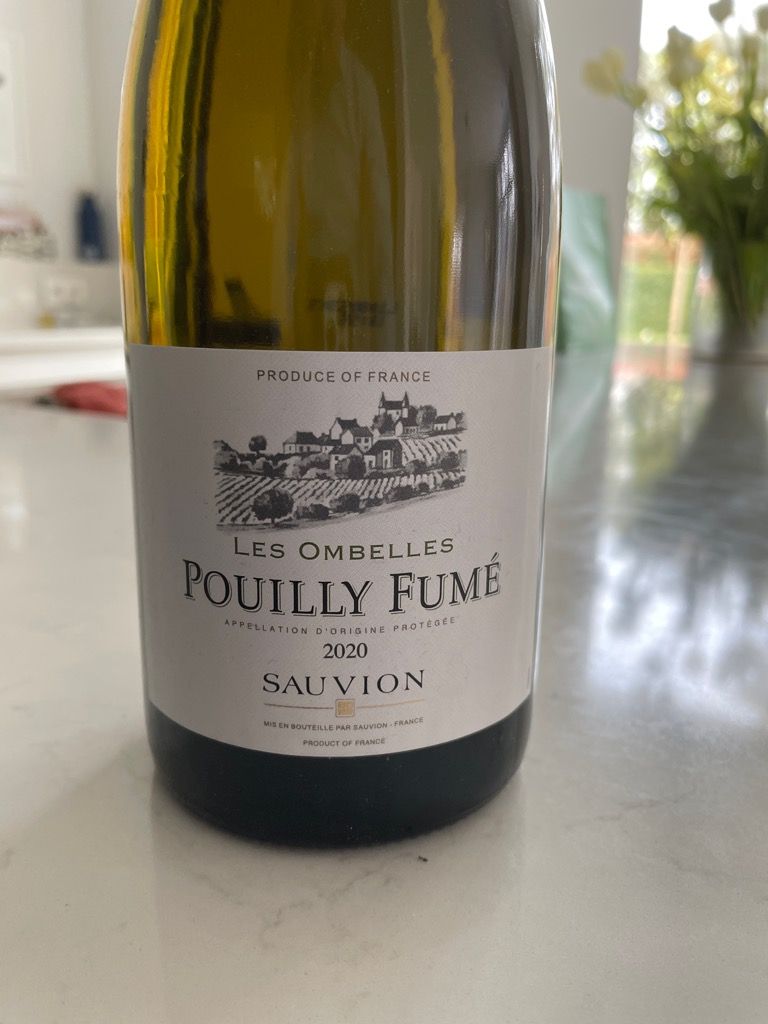 2021 Sauvion Pouilly-Fumé Les Ombelles, France, Loire Valley, Upper ...