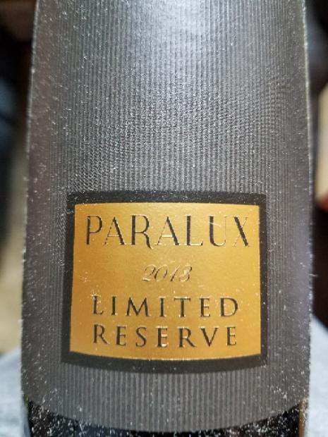 2013 Paralux Merlot, USA, California - CellarTracker