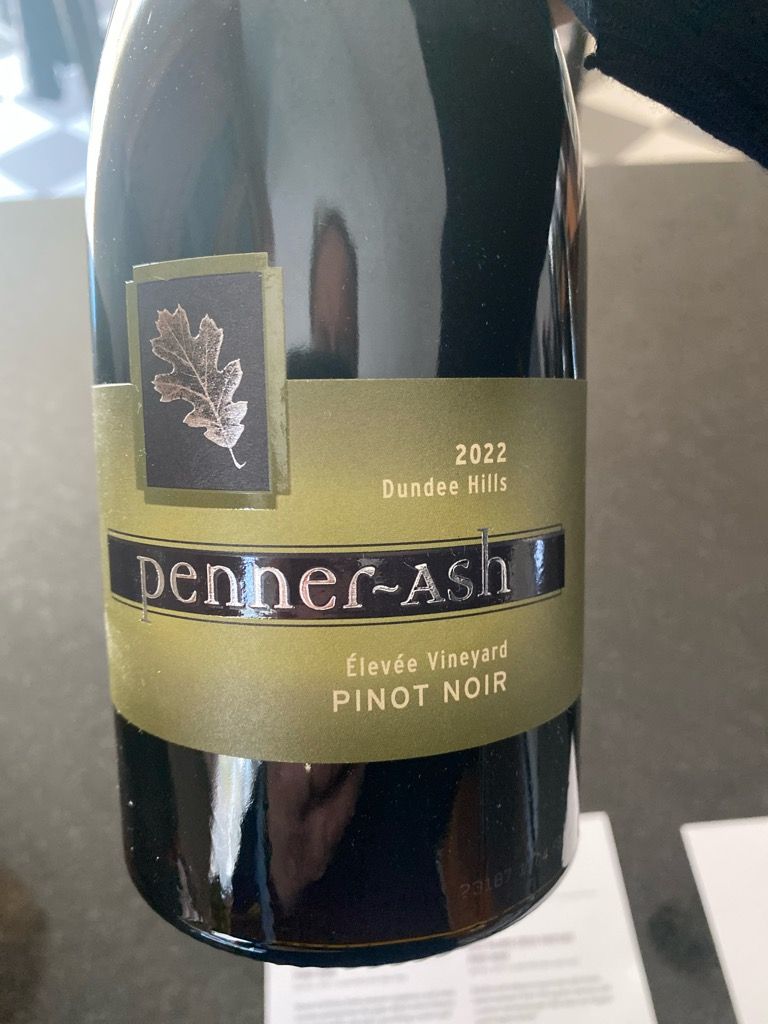 2022 Penner-Ash Pinot Noir Élevée Vineyard, USA, Oregon, Willamette ...