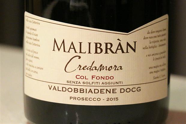 2015 Azienda Agricola Malibràn Prosecco di Valdobbiadene Credamora Col ...