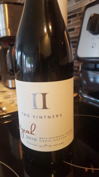 2011 Two Vintners Syrah Discovery Vineyard, USA, Washington, Columbia ...
