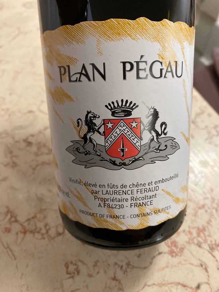 2021 Plan Pégau Vin de Table Français, France, Vin de Table Français ...