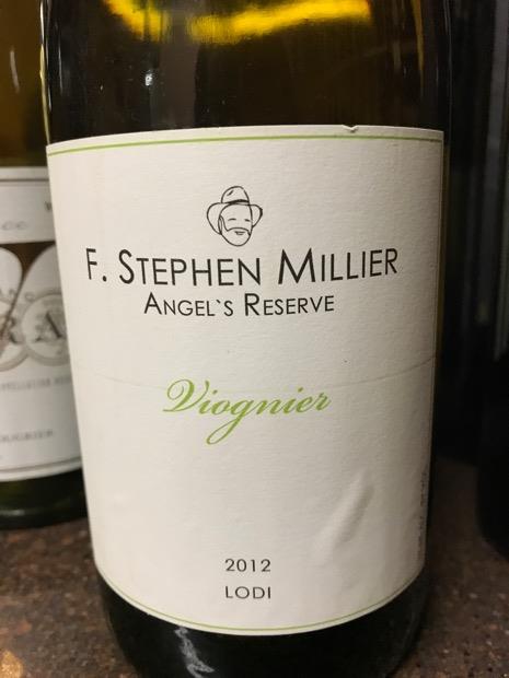 2012 F. Stephen Millier Viognier, USA, California, Central Valley, Lodi ...