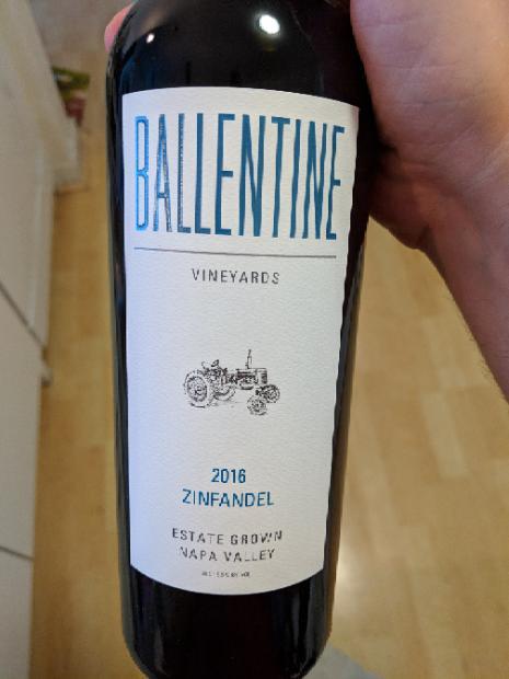 2016 Ballentine Vineyards Zinfandel, USA, California, Napa Valley, St ...