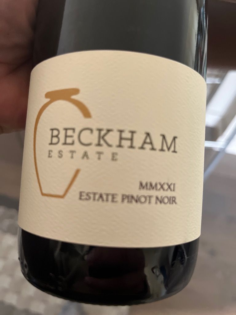 2021 Beckham Estate Vineyard Pinot Noir Estate, USA, Oregon, Willamette ...