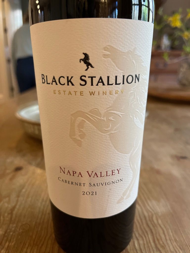 2021 Black Stallion Estate Winery Cabernet Sauvignon, USA, California ...