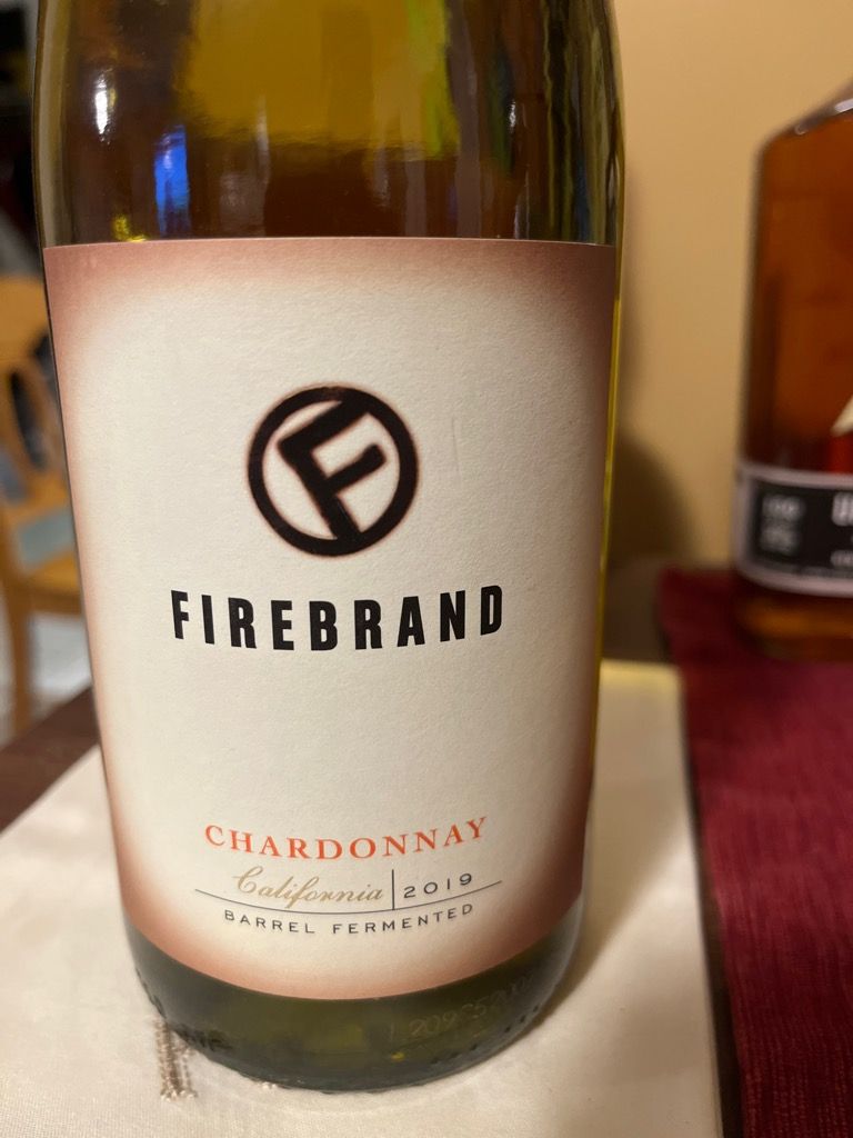 2019 Firebrand Wines Chardonnay, USA, American - CellarTracker