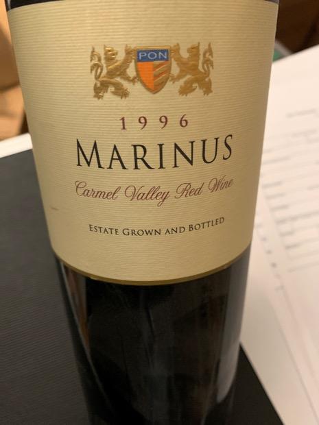 1996 Bernardus Winery Marinus, USA, California, Central Coast, Carmel ...