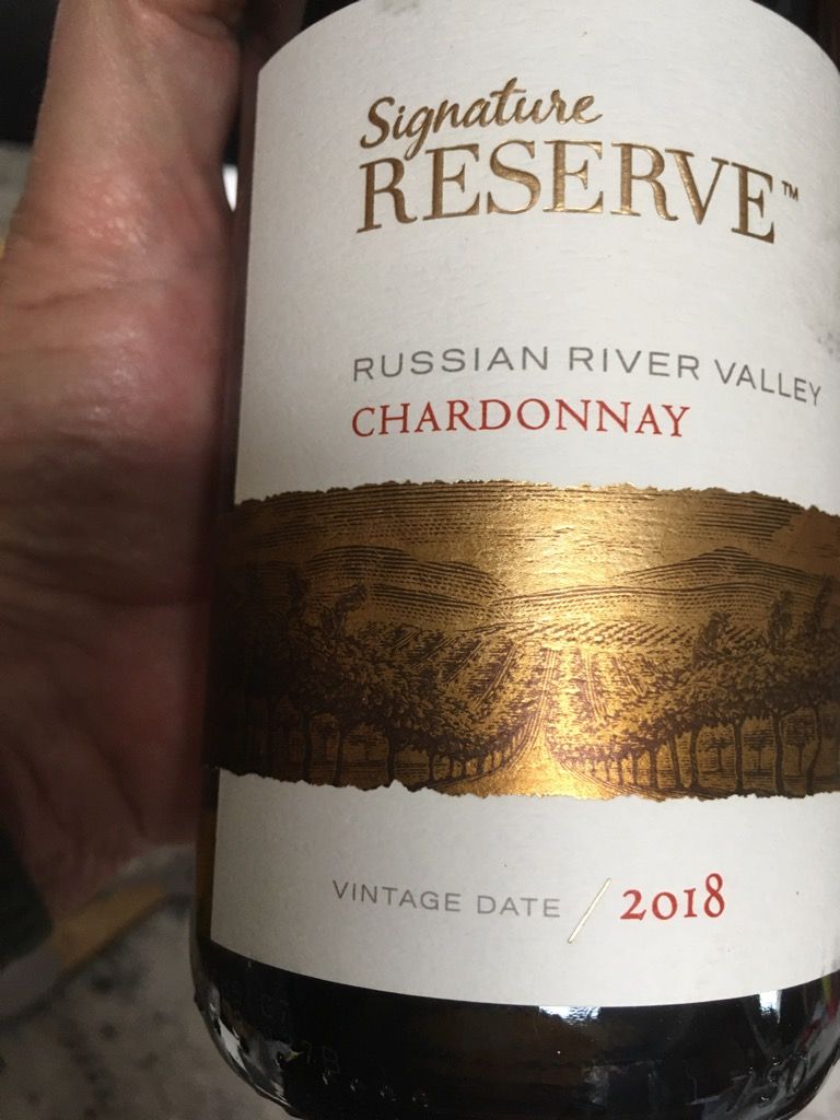 2021 Signature Reserve Cellars Chardonnay, USA, California, Sonoma ...