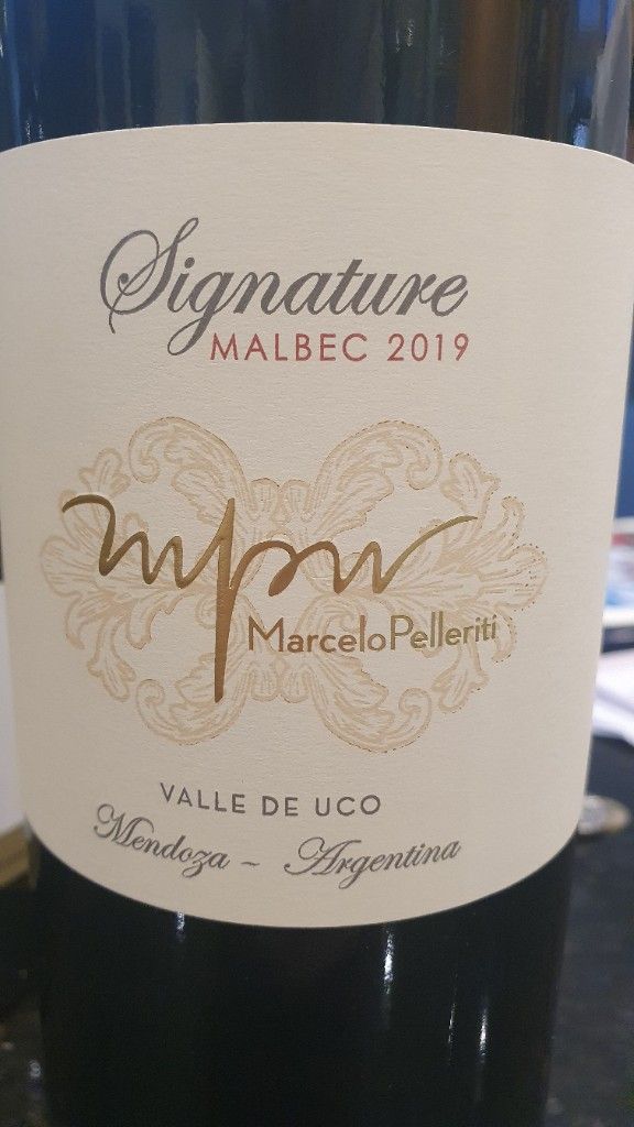 2020 Marcelo Pelleriti Malbec Signature, Argentina, Mendoza, Valle de ...