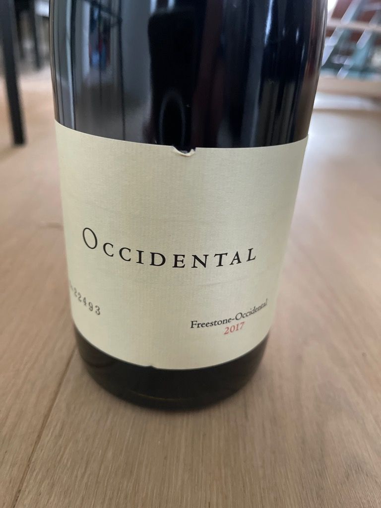 2017 Occidental Pinot Noir Freestone-Occidental, USA, California ...