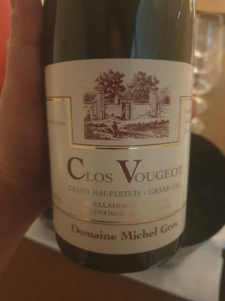2010 Domaine Michel Gros Clos Vougeot Grand Maupertuis, France ...